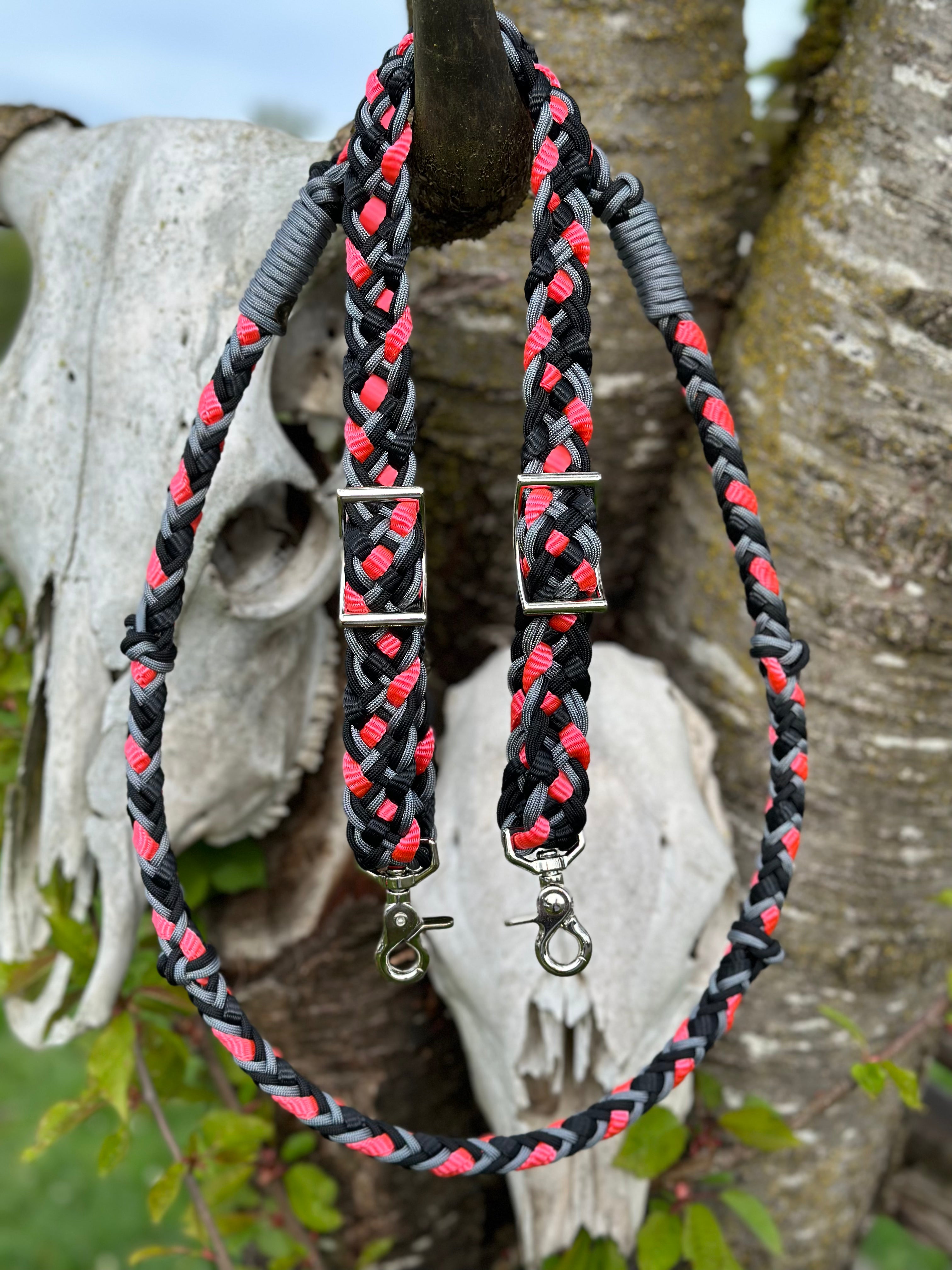 Broke Cowgirl Braided Tack Stabilizer Reins – Special FX Equine ...